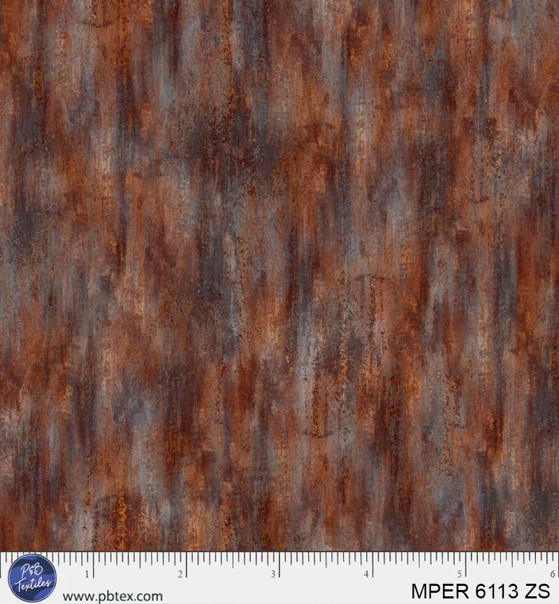 P & B Fabrics - Meadow Perch Brown | The Quilt Basket