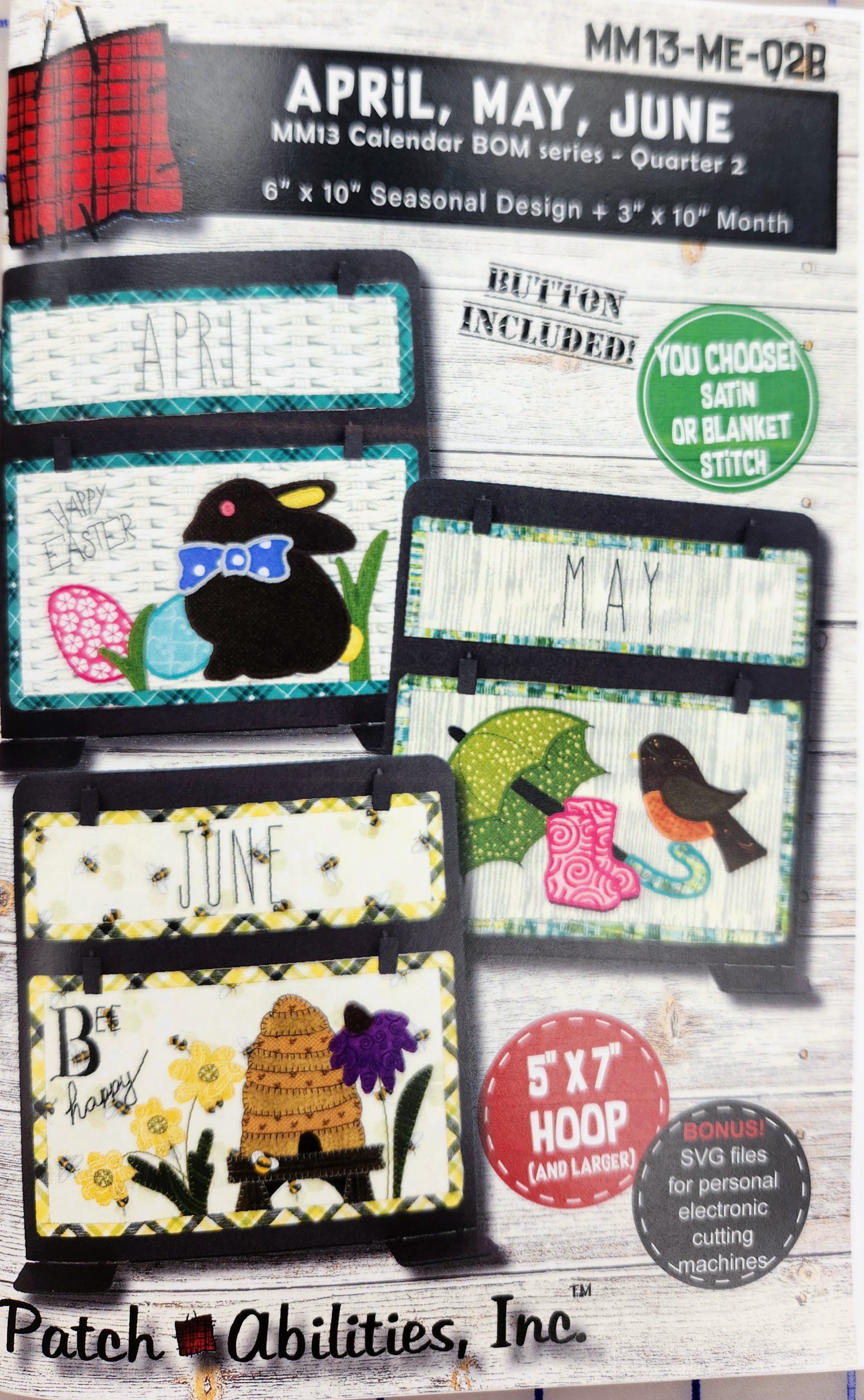 Patch Abilities - Calendar Block of the Month Series - Quarter 2 | The ...